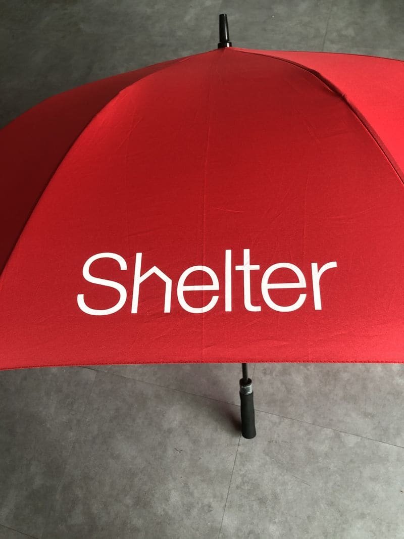 30in Single Layer Auto Golf Umbrella Printed - ARDECO Umbrellas